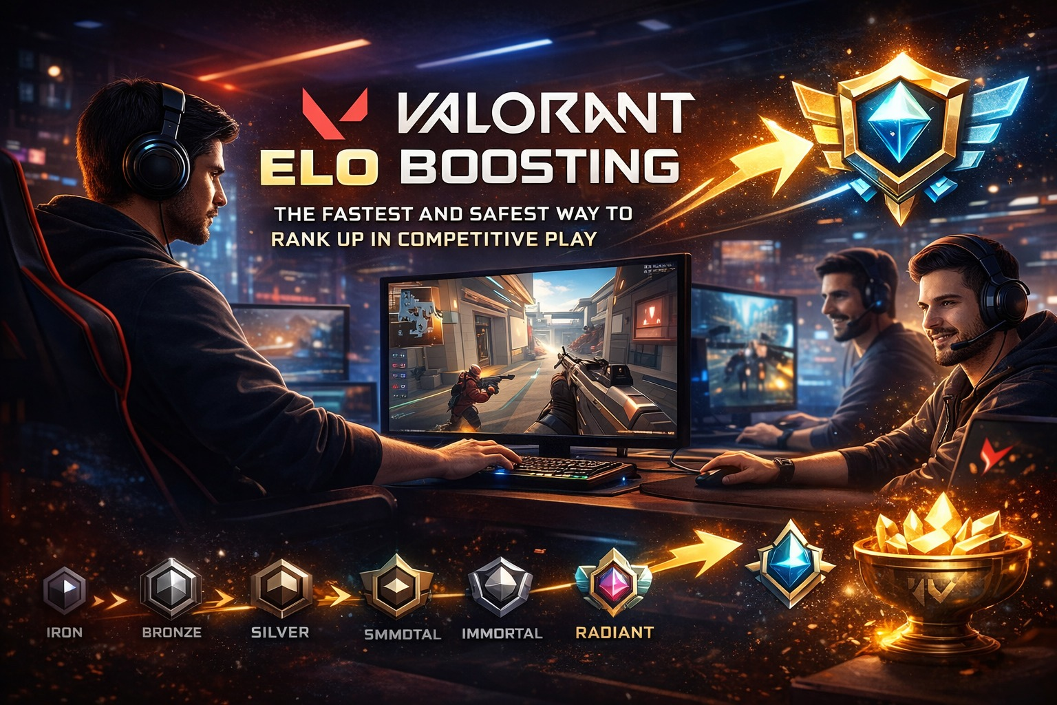 Valorant ELO Boosting: The Fastest and Safest Way to Rank Up in Compet
